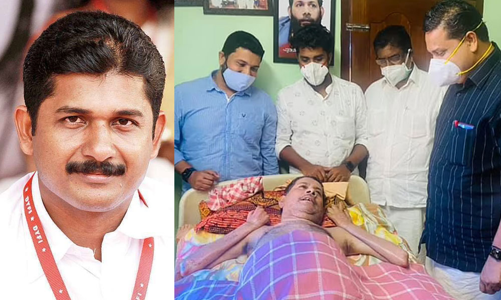 'സഖാവ് സ്വരാജ് തോൽക്കാൻ പാടില്ലായിരുന്നു'; പുഷ്പനെ സന്ദര്‍ശിച്ച് എ.എന് ...