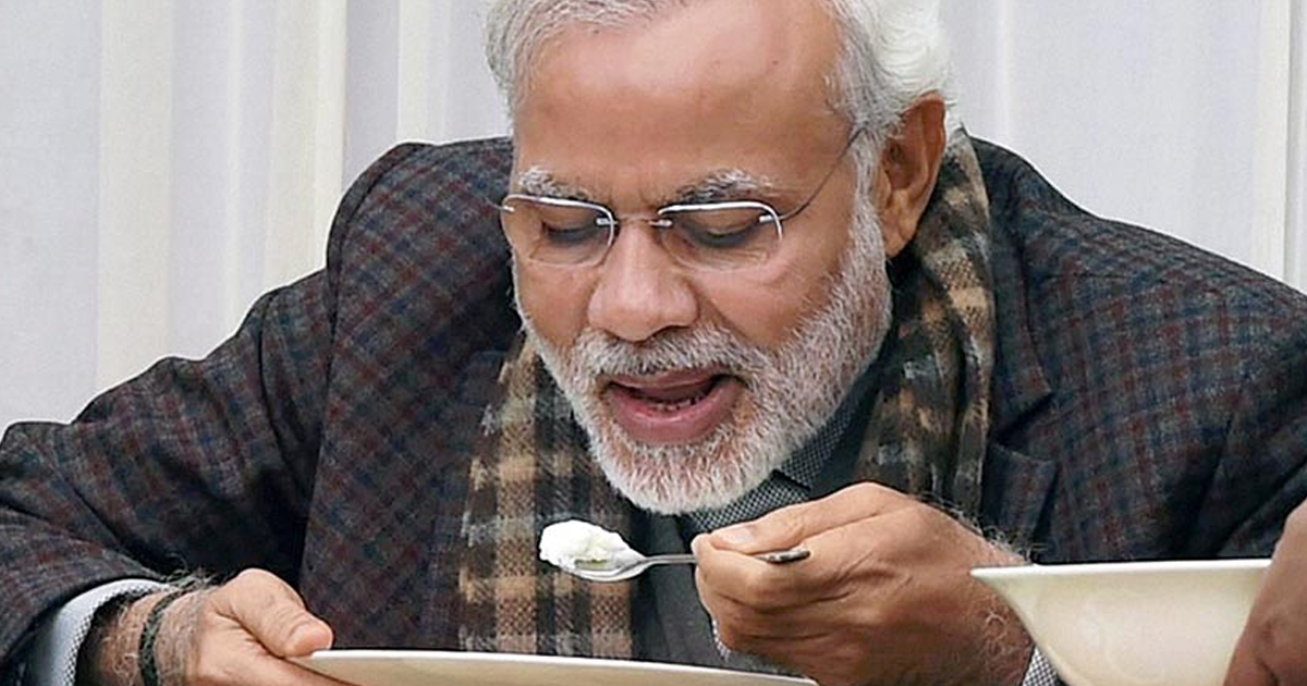 പ്രധാനമന്ത്രി ഭക്ഷണത്തിന് ഖജനാവില്‍ നിന്ന് ഒരു രൂപ ...