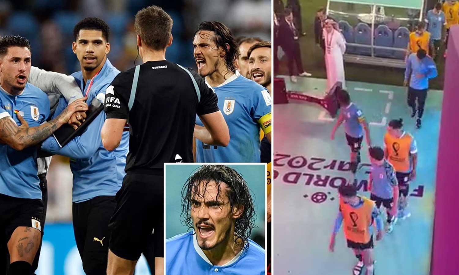 ടീം പുറത്തായതിന്റെ കലിപ്പ് 'വാറി'നോട്; മോണിറ്റർ തള്ളിയിട്ട് കവാനി ...