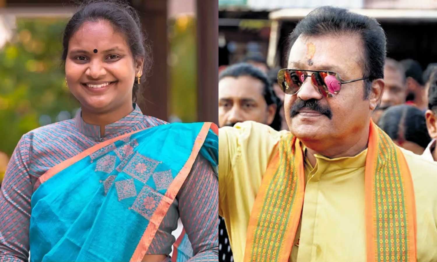 ആലത്തൂരിൽ രമ്യ ഹരിദാസ് പിന്നിൽ; സുരേഷ് ഗോപി തൃശൂരിൽ മുന്നിൽ | Ramya ...