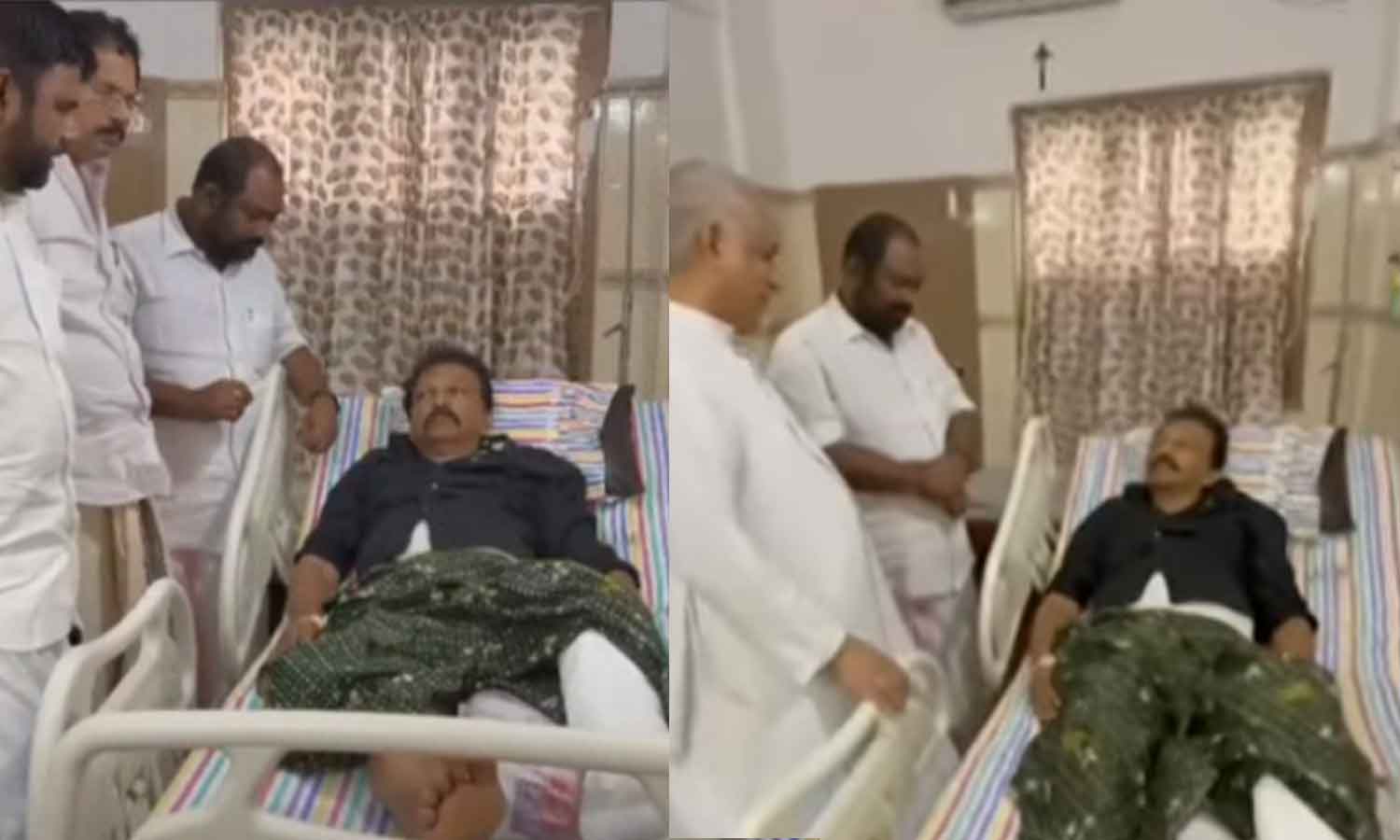 കാർ നിയന്ത്രണം വിട്ട് മതിലിൽ ഇടിച്ചു; എഐസിസി സെക്രട്ടറി പി.വി മോഹനന് ...
